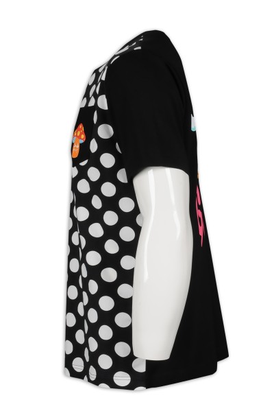 Design Polka Dot T-Shirt Printed Logo T-shirt Macau T-shirt Garment Factory