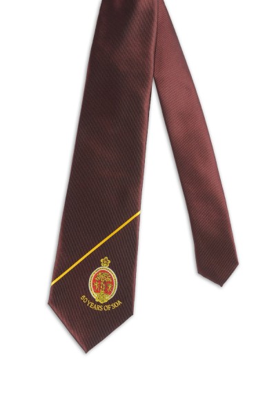 Design Net Color Tie Embroidered Logo Tie 100% Poly Tie Supplier