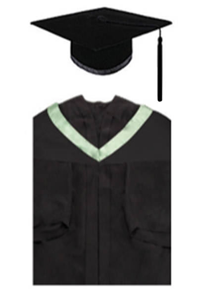 Tailored Bachelor of Social Sciences graduation gown, School of ...