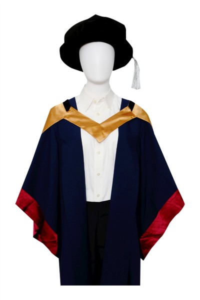 Tailor-made citrus color shawl graduation gown, custom-made red ...