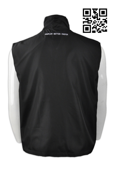 custom men's vest sleeveless jacket financial institution bank vest ...