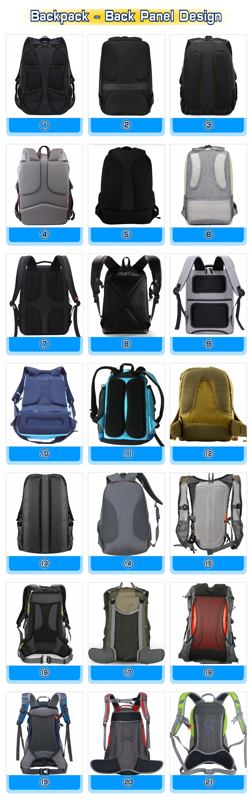 Backpack - Back Panel Design Uniforms company uniforms custom-made iGift